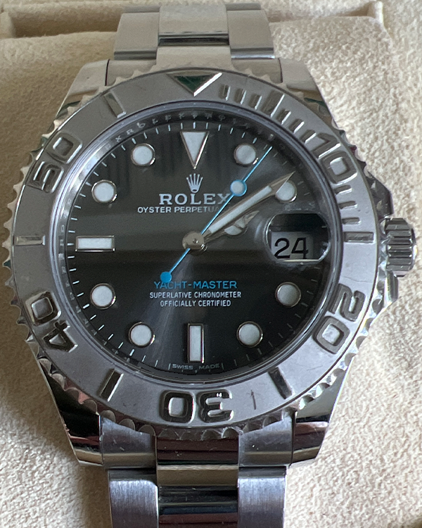 2018 Rolex Yacht-Master 37MM Rhodium Dial Oyster Bracelet (268622 ...