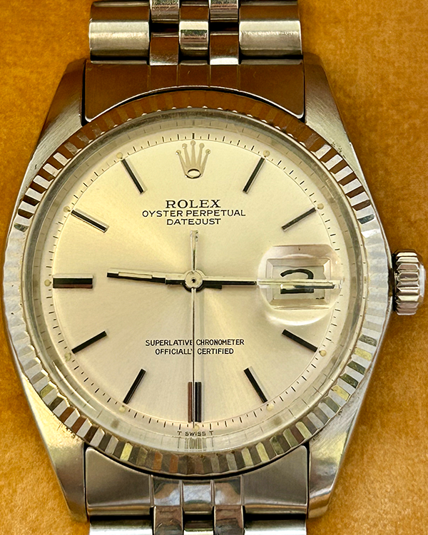 Rolex Datejust 36MM Silver Dial Jubilee Bracelet (1601) – Grailzee