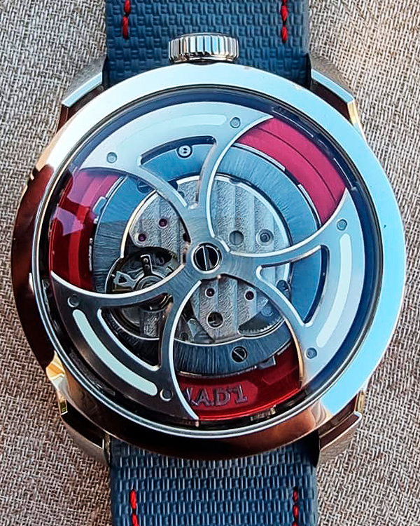 2022 MB&F MAD 1 Edition Red 42MM Skeleton Dial Aftermarket Rubber/Leat ...