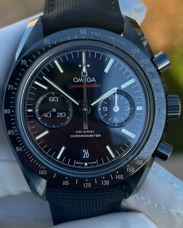 2014 Omega Speedmaster Dark Side of the Moon 44.25MM Black Dial Textil ...