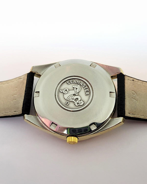 Omega Seamaster Cal. 565 36.5MM Champagne Dial Aftermarket Leather Str ...