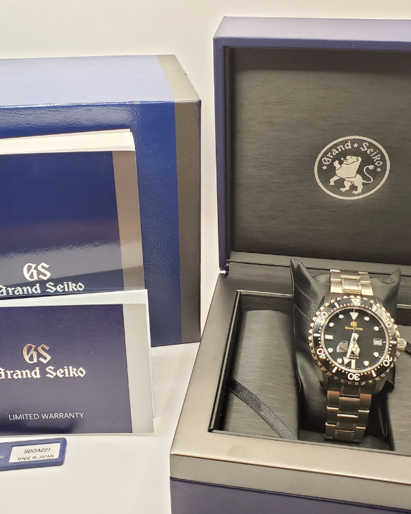 2021 Grand Seiko Spring Drive Titanium Black Dial (SBGA231) – Grailzee