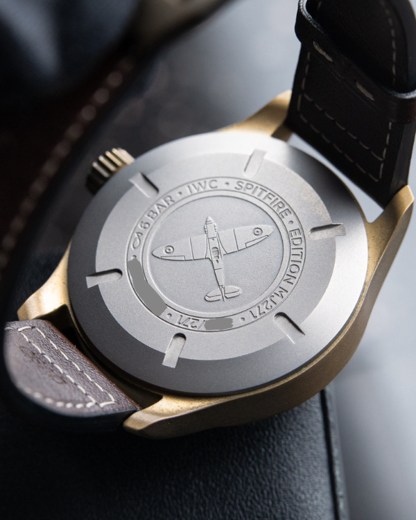 IWC Pilot's Watch Spitfire MJ271 Limited Edition GMT Bronze Green Dial ...