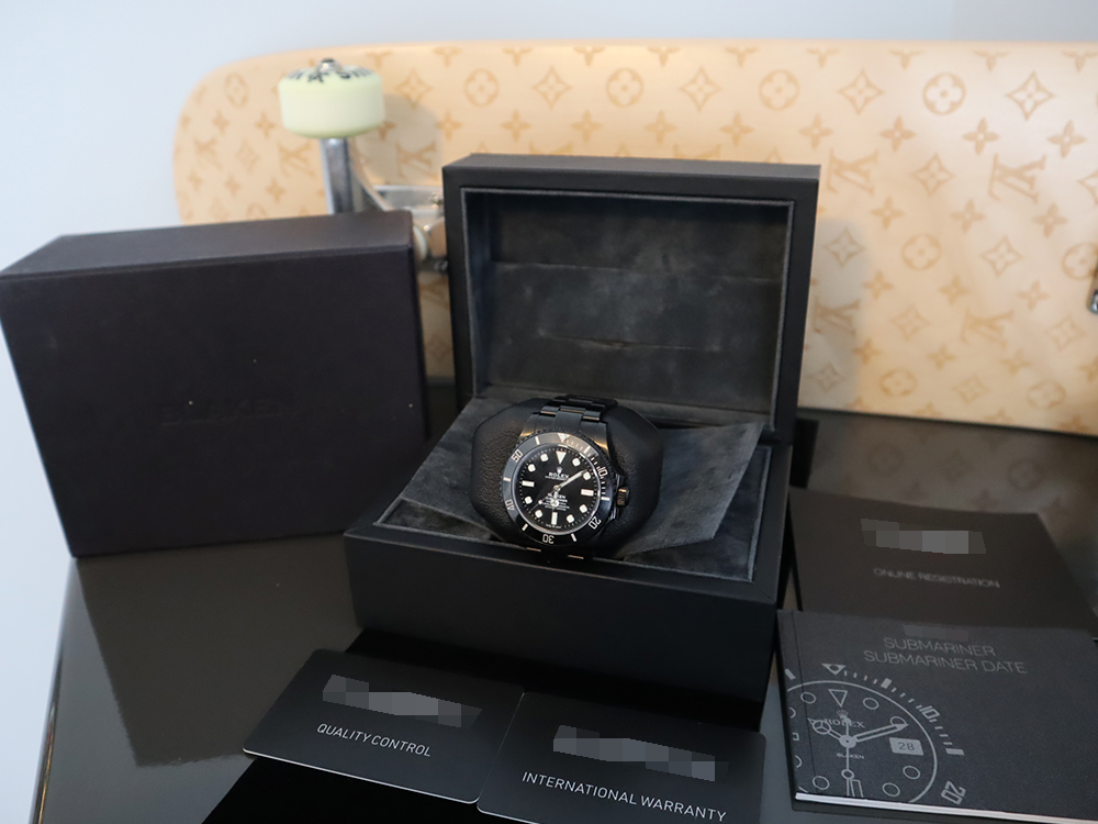 2023 Rolex Blaken Submariner 41MM Black Dial Customized Oyster Bracele ...