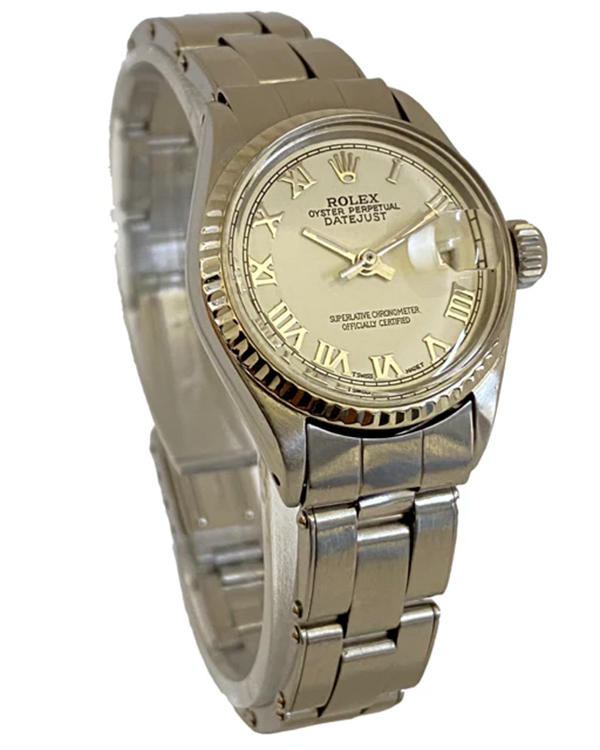Rolex Lady-Datejust 25MM White Dial Oyster Bracelet (6517) – Grailzee