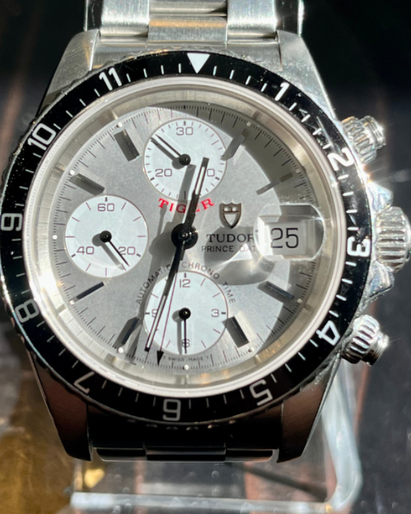 Tudor Tiger Prince Date Chronograph 40MM Silver Dial Steel Bracelet (7 ...