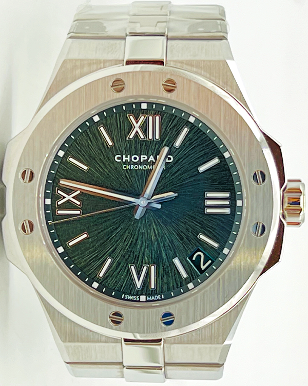 2024 Chopard Alpine Eagle 41MM Green Dial Steel Bracelet (298600-3014 ...