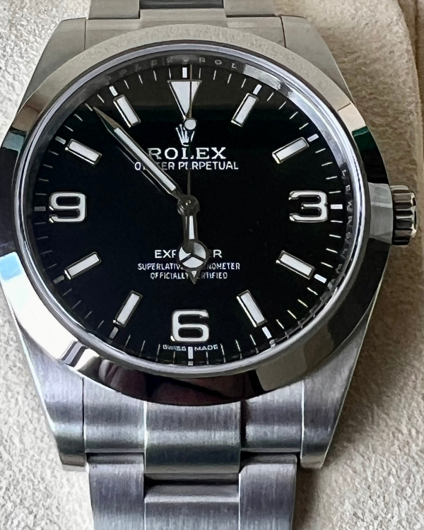 2018 Rolex Explorer Oystersteel Black Dial (214270) – Grailzee
