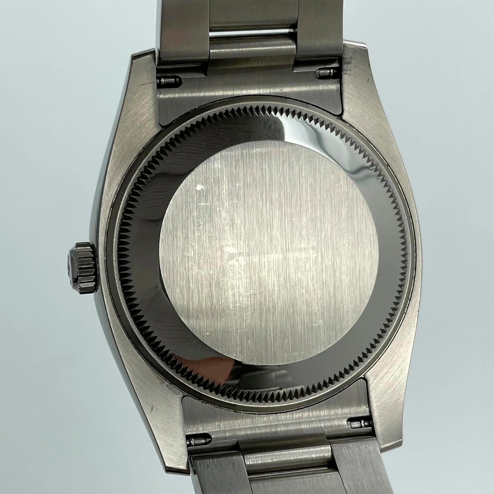 Rolex Oyster Perpetual Date 34MM Black Dial Steel Bracelet (115234 ...