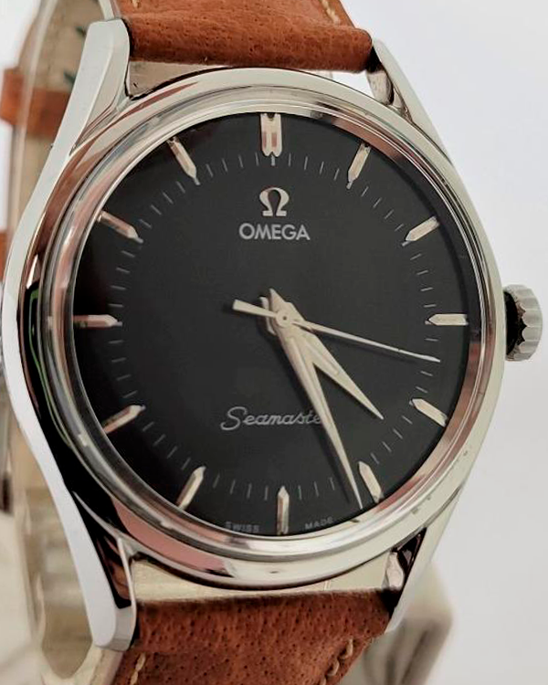 Omega Seamaster 36MM Black Dial Leather Strap (2892-2 SC) – Grailzee