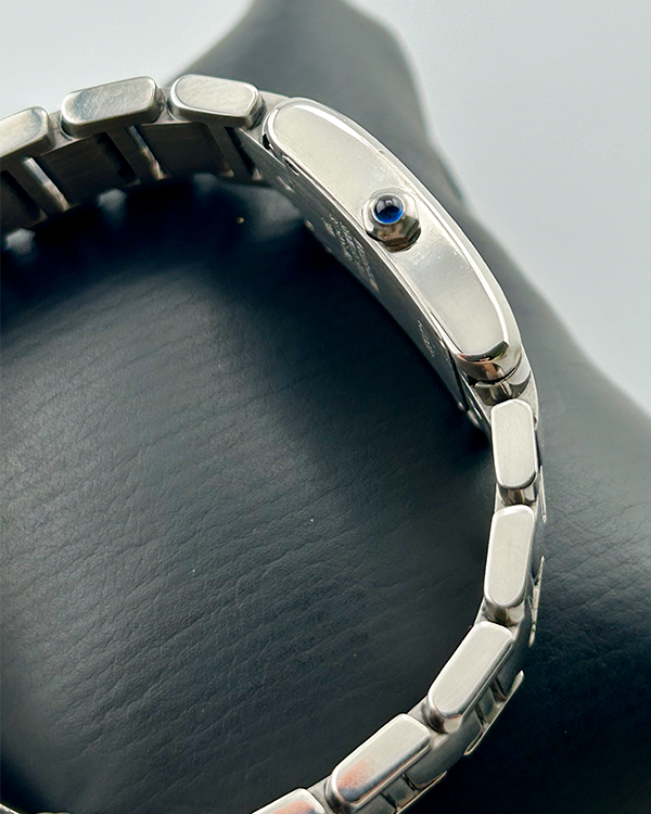 Cartier Tank Française De Cartier 20x25MM Quartz White Dial Steel Brac ...