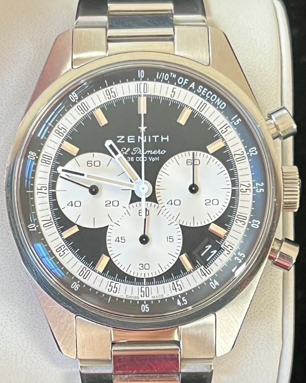 2022 Zenith Chronomaster El Primero "Reverse Panda" 38MM Black Dial St ...