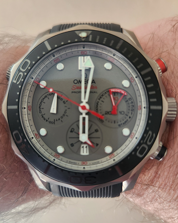 2024 Omega Seamaster Diver 300M ETNZ Edition 44MM Grey Dial Rubber Str ...