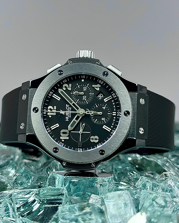 2014 Hublot Big Bang "Ice Bang" Limited Edition 44MM Tungsten Bezel Bl ...