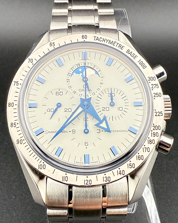 Omega Speedmaster Professional Moonwatch Moonphase 42MM White Dial Ste ...