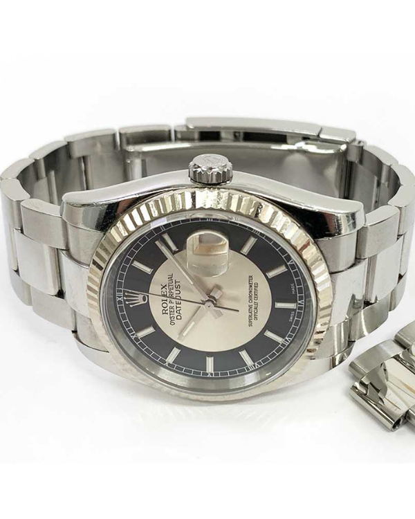 2006 Rolex Datejust 36MM Bullseye Dial Steel Bracelet (116234) – Grailzee