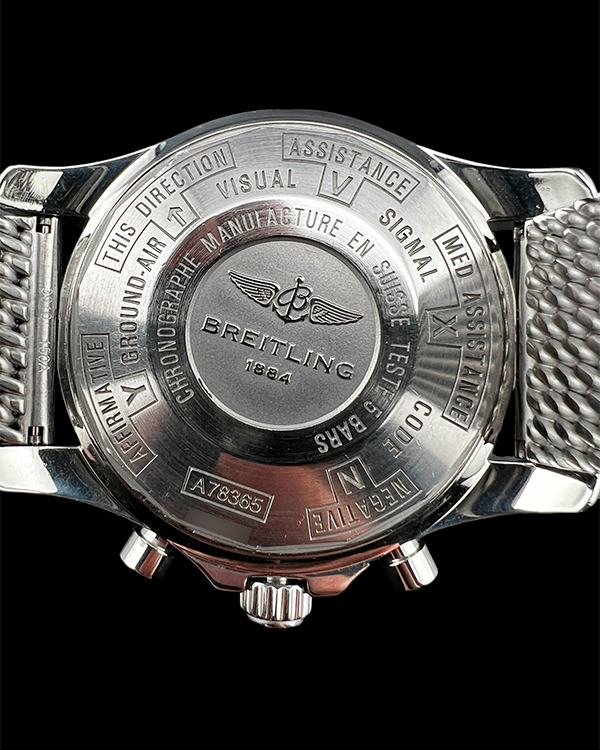 2012 Breitling Chronospace 48MM Quartz Grey Dial Steel Bracelet (A7836 ...