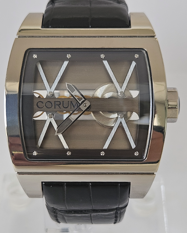 Corum Dual Ti-Bridge 42MM Skeleton Dial Leather Strap (05.0040) – Grailzee
