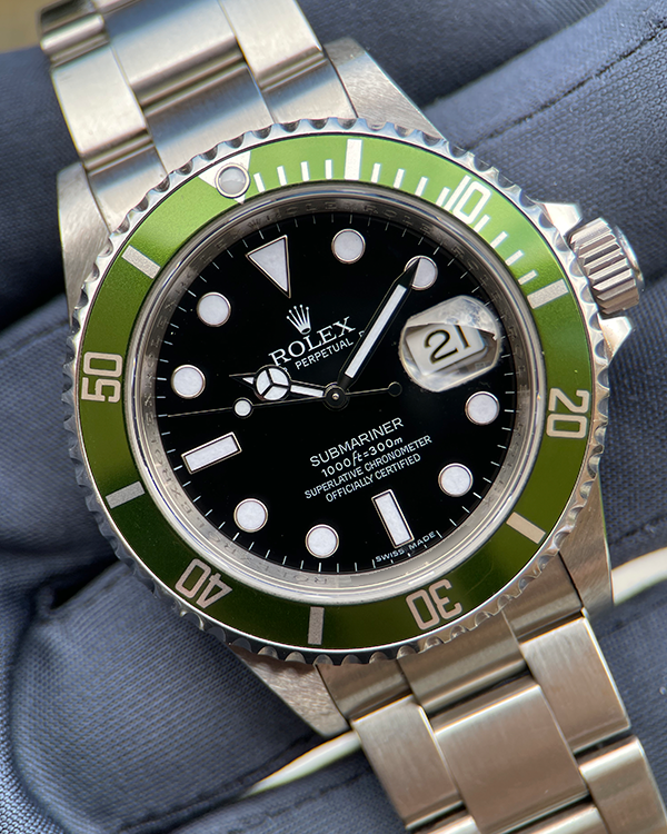 2009 Rolex Submariner Date "Kermit" 40MM Black Dial Oyster Bracelet (1 ...