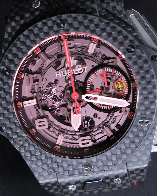 Hublot Big Bang Ferrari 45MM Skeleton Dial Rubber Strap (401.QX.0123.V ...