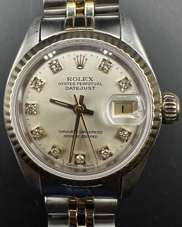 1982 Rolex Lady-Datejust 26MM Silver Dial Two-Tone Jubilee Bracelet (6 ...