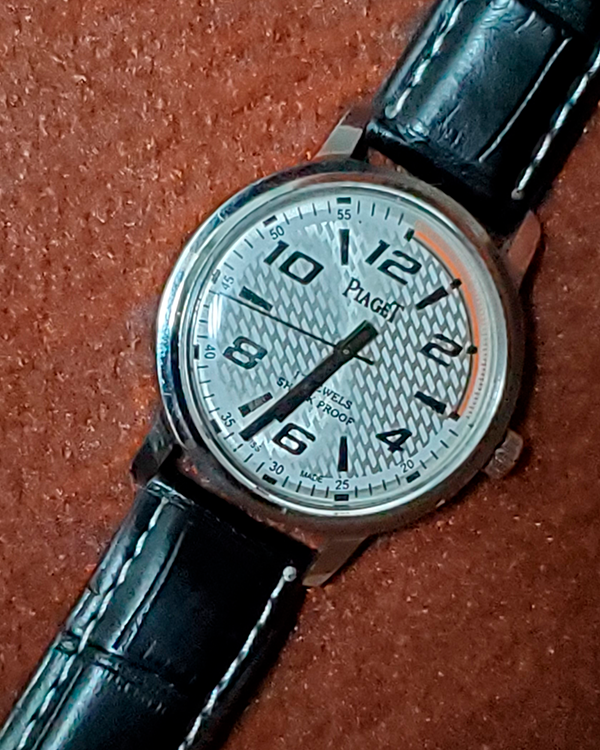 Piaget Classique Vintage 38MM Silver Dial Leather Strap (17J) – Grailzee
