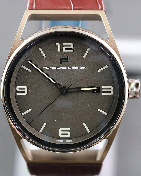 Porsche Design 1919 Datetimer Eternity 42MM Grey Dial Leather Strap (6 ...
