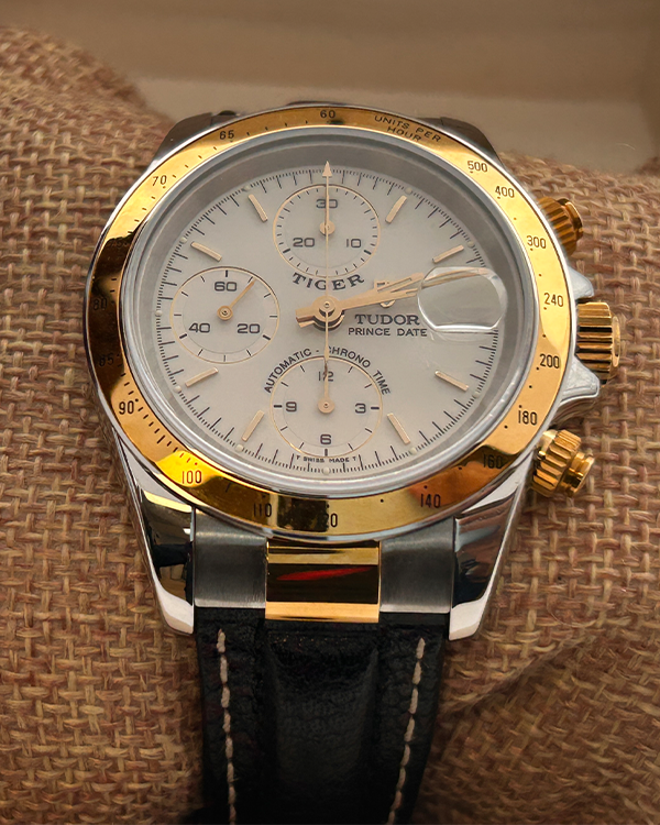 Tudor Tiger Prince Date Yellow Gold/Steel Opaline Dial (79263P) – Grailzee