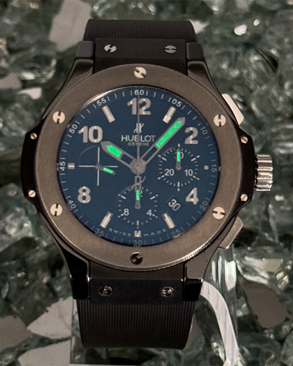 2014 Hublot Big Bang "Ice Bang" Limited Edition 44MM Tungsten Bezel Bl ...