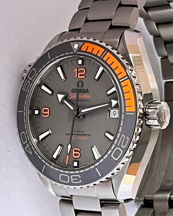 2024 Omega Seamaster Planet Ocean 43.5MM Grey Dial Titanium Bracelet ...