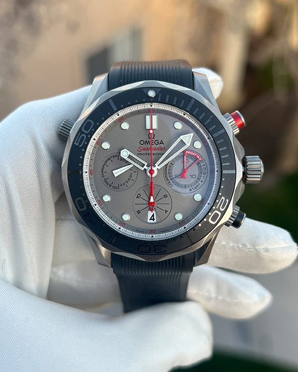 Omega Seamaster Diver 300M 44MM Gray Dial Rubber Strap (212.92.44.50.9 ...