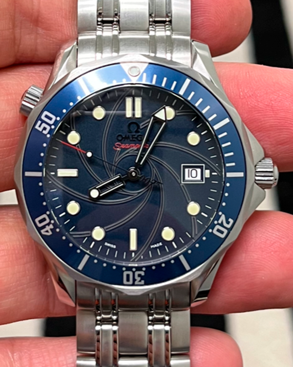 2006 Omega Seamaster Diver 300M "James Bond 007" 41MM Blue Dial Steel ...