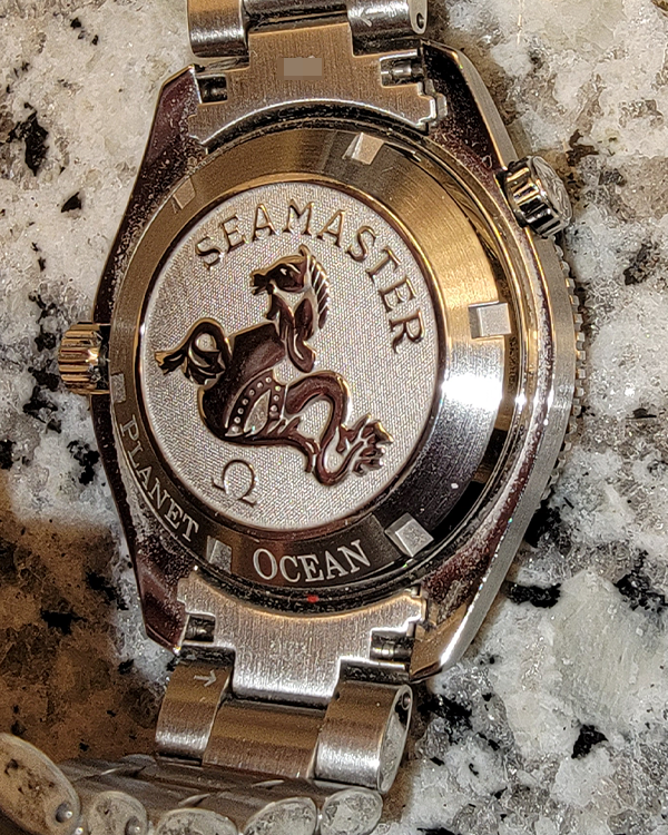 2005 Omega Seamaster Planet Ocean 42MM Black Dial Steel Bracelet (2209 ...