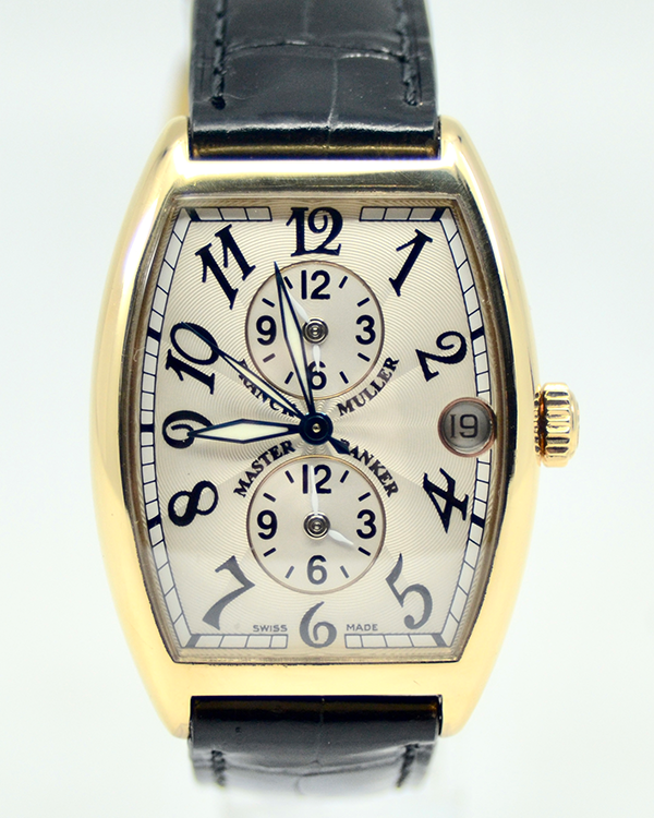 Franck Muller Master Banker 43MM 18K Yellow Gold Silver Dial (2852 MB ...