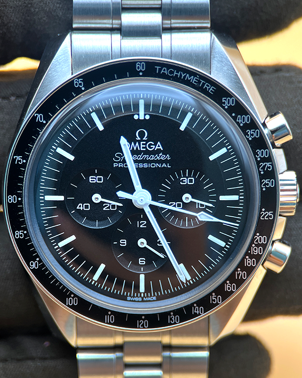 2022 Omega Speedmaster Professional Moonwatch 42MM Black Dial Steel Br ...