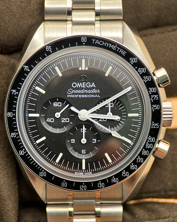 2024 Omega Speedmaster Professional Moonwatch 42MM Black Dial Steel Br ...