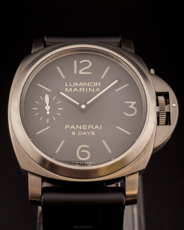 2019 Panerai Luminor Marina 8 Days Limited Edition 44MM Brown Dial Rub ...