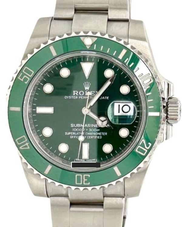 2020 Rolex Submariner Date “Hulk” 40MM Green Dial Oyster Bracelet (116 ...