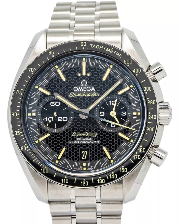 2024 Omega Speedmaster Super Racing 44.25MM Black Dial Steel Bracelet ...