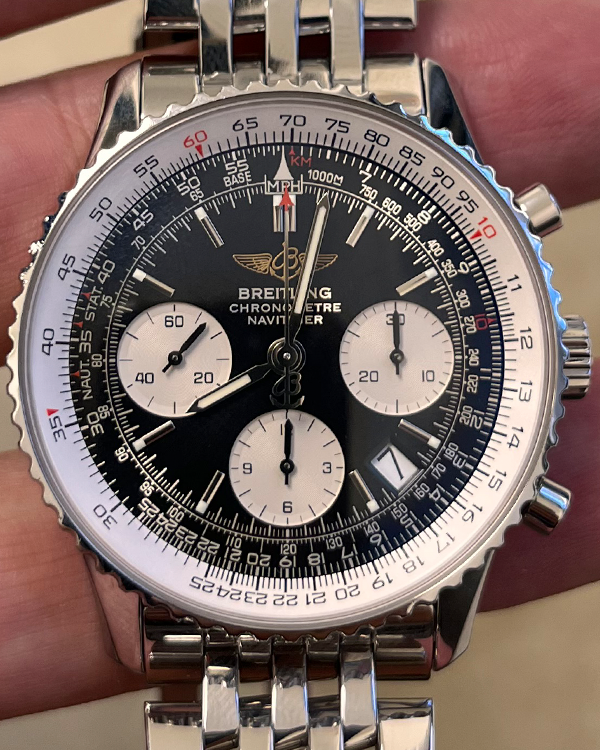 2012 Breitling Navitimer 41MM Black Dial Steel Bracelet (A23322) – Grailzee