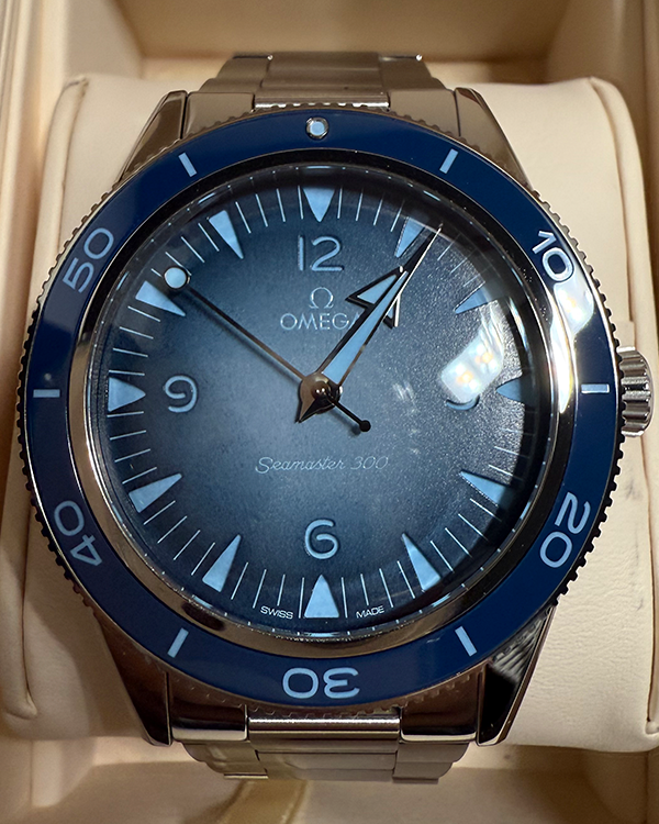 No Reserve - 2024 Omega Seamaster Diver 300M 41MM Blue Dial Steel Brac ...