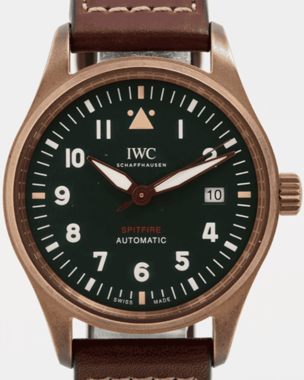 2021 IWC Pilot Spitfire 39MM Black Dial Leather Strap (IW326802) – Grailzee