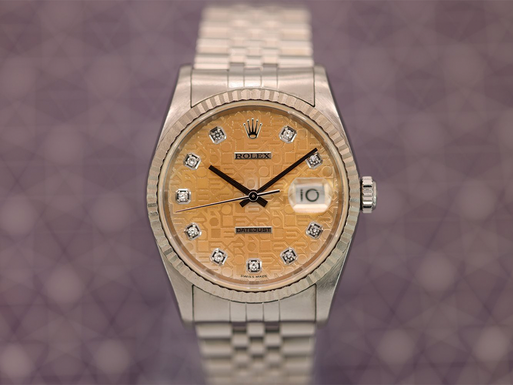 2000 (P Serial) Rolex Datejust 36MM Copper "Jubilee Motif" Dial Jubile ...