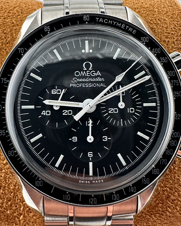 Omega Speedmaster Professional Moonwatch Chronograph 42MM Steel Black ...