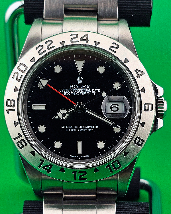 2003 (F Serial) Rolex Explorer II 40MM Black Dial Oyster Bracelet (165 ...