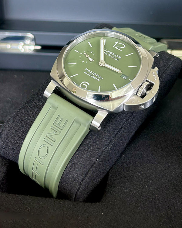 2022 Panerai Luminor Marina "Quaranta Verde Militare" 40MM Green Dial ...