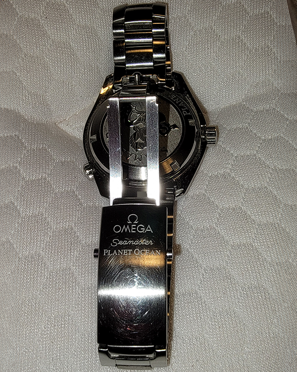 2005 Omega Seamaster Planet Ocean 42MM Black Dial Steel Bracelet (2209 ...