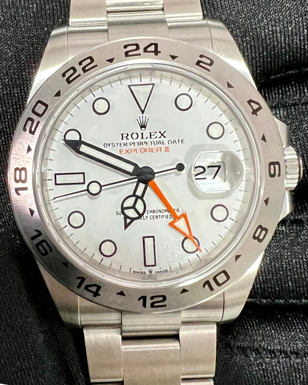 2024 Rolex Explorer II 42MM White Dial Oystersteel Bracelet (226570 ...