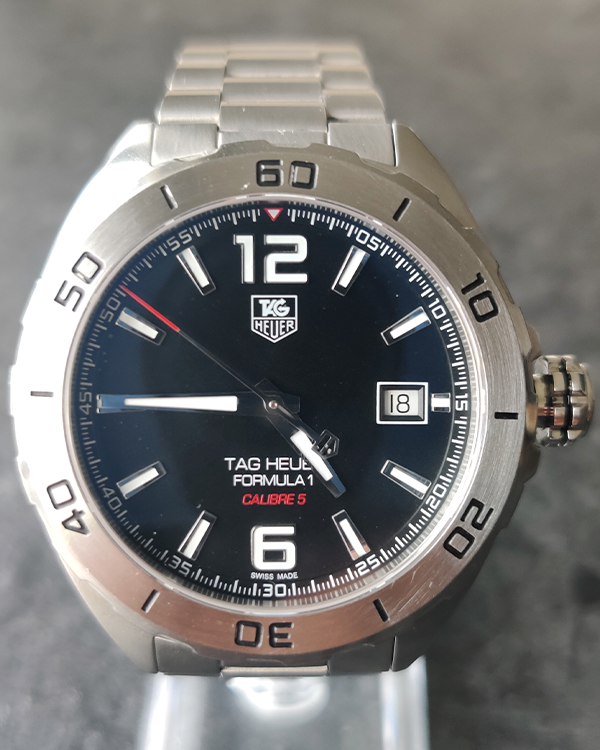 No Reserve - 2017 Tag Heuer Formula 1 Caliber 5 41MM Black Dial Steel ...