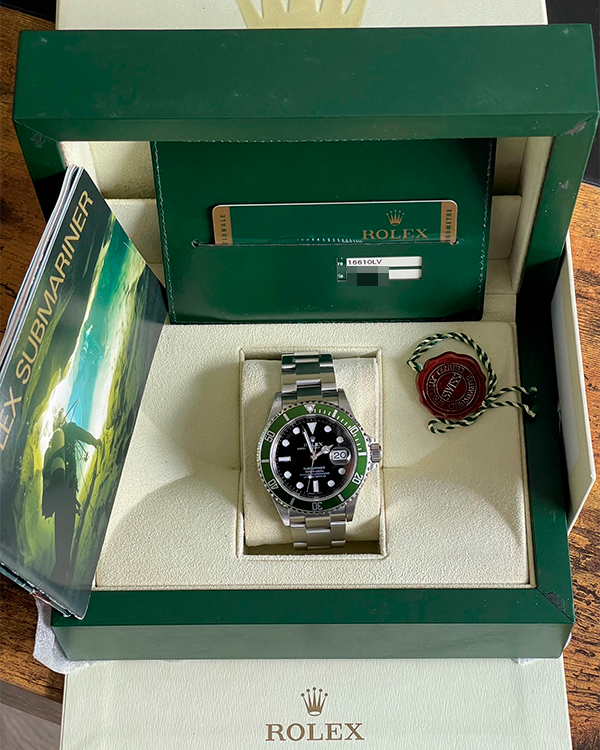2009 Rolex Submariner Date "Kermit" 40MM Black Dial Oyster Bracelet (1 ...